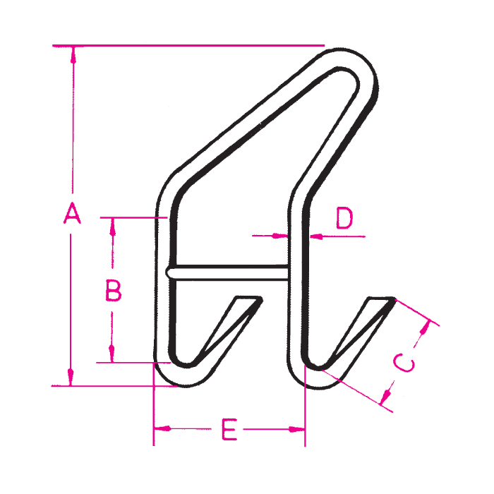 Spreader hook 1910 1.120kg 20deg for 207,97