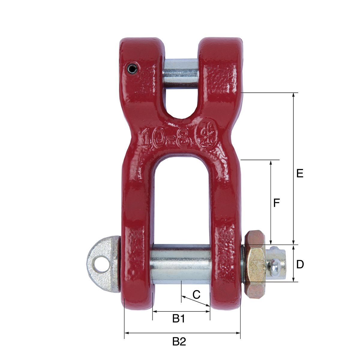Clevis Shackle 10.000kg Dee shackle for 415,70